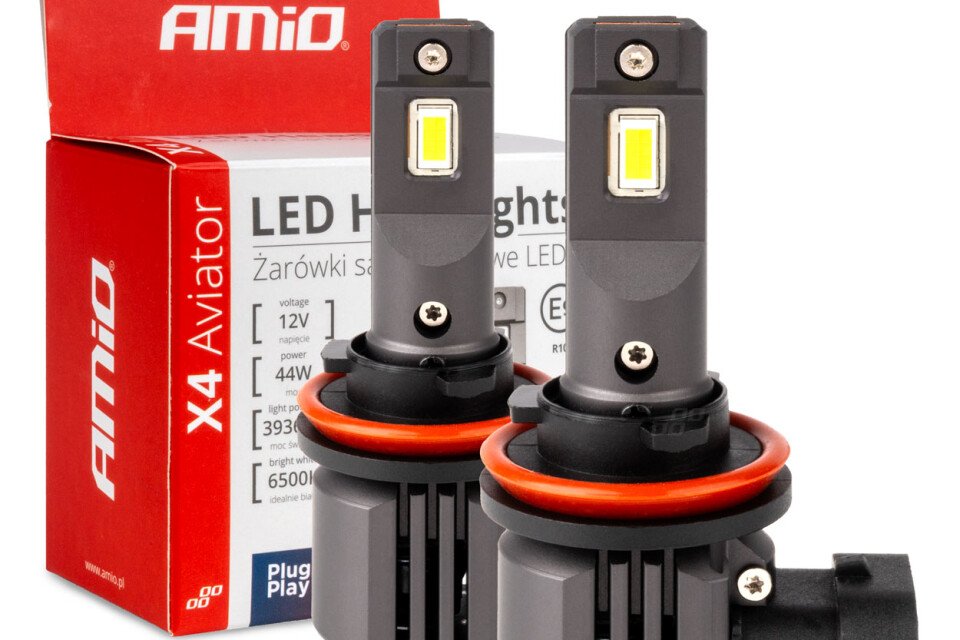 Ks4 Aviator LED auto sijalice 6500K H8 H9 H11 AMIO-03765