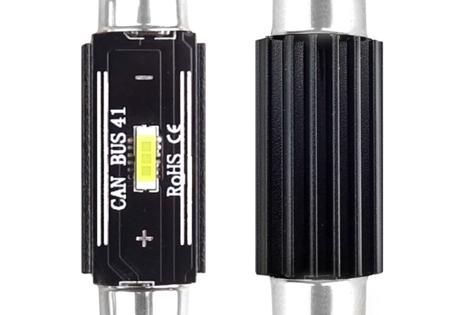 LED CANBUS 1860 1SMD Festone ultraluminoso C5W C10W C3W 41mm Bianco 12V ...