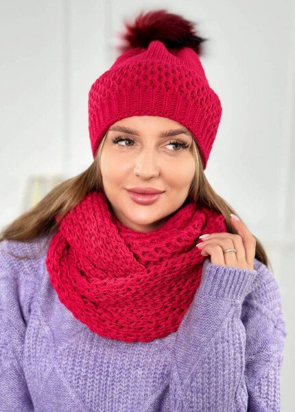 Completo da donna PLK4, rosso